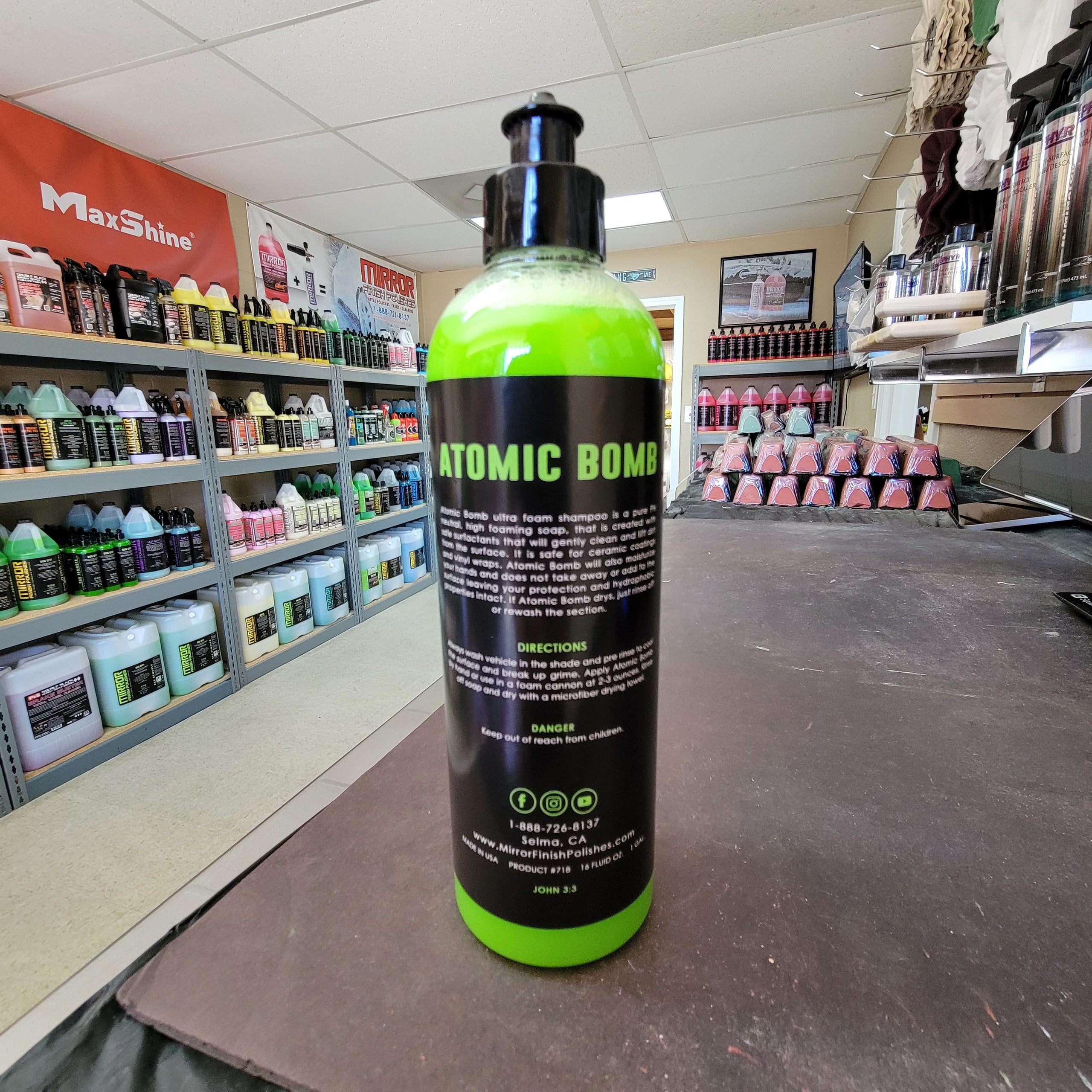 Atomic Bomb ultra foam shampoo | Mirror Finish Polishes