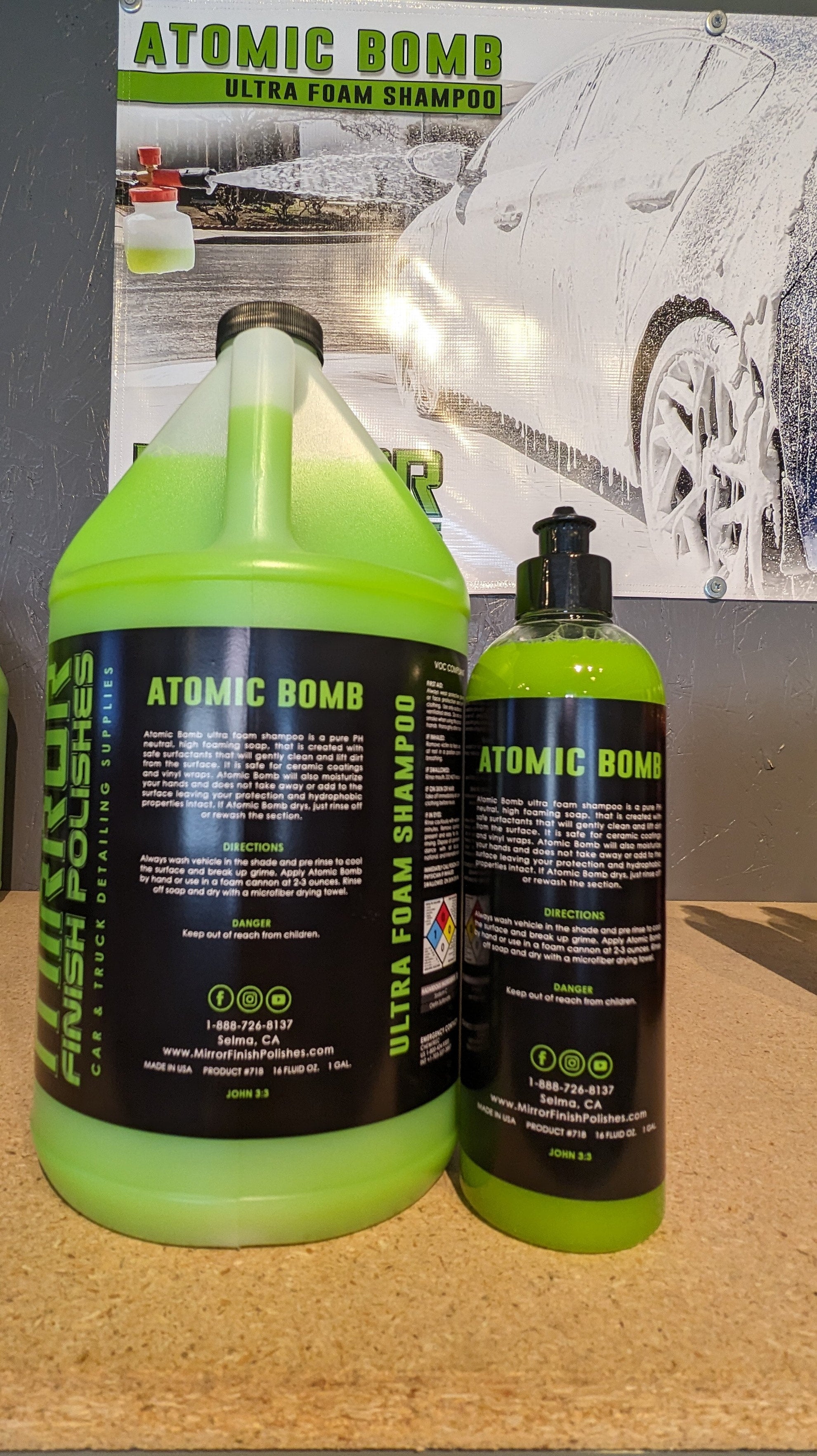 Atomic Bomb Shampoo Bogo- Buy 1 Gallon & get a FREE 16oz Atomic bottle ...